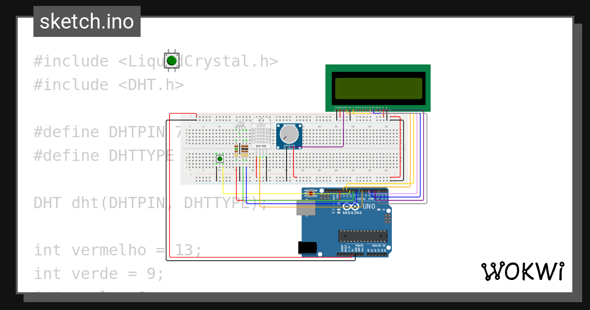 Teste Lcd Com Dht Wokwi Esp32 Stm32 Arduino Simulator 0513