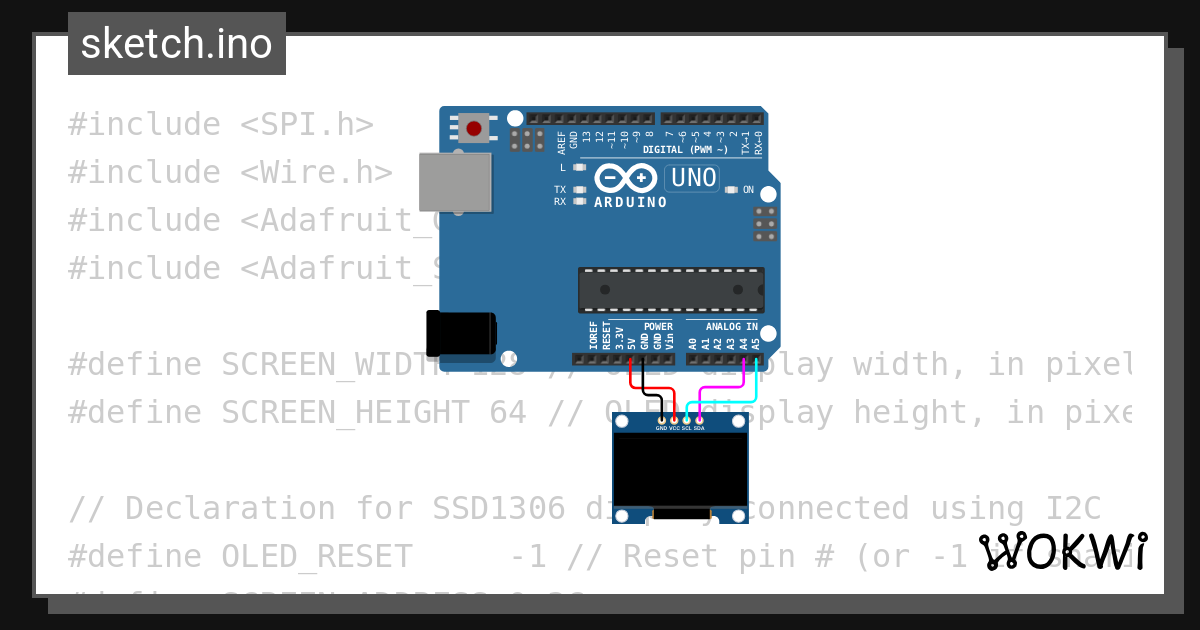 Arduino With Oled Eyes Animation Wokwi Esp32 Stm32 Arduino Simulator