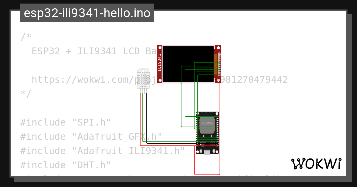 Esp32 Ili9341 O Copy 2 Wokwi Esp32 Stm32 Arduino Simulator