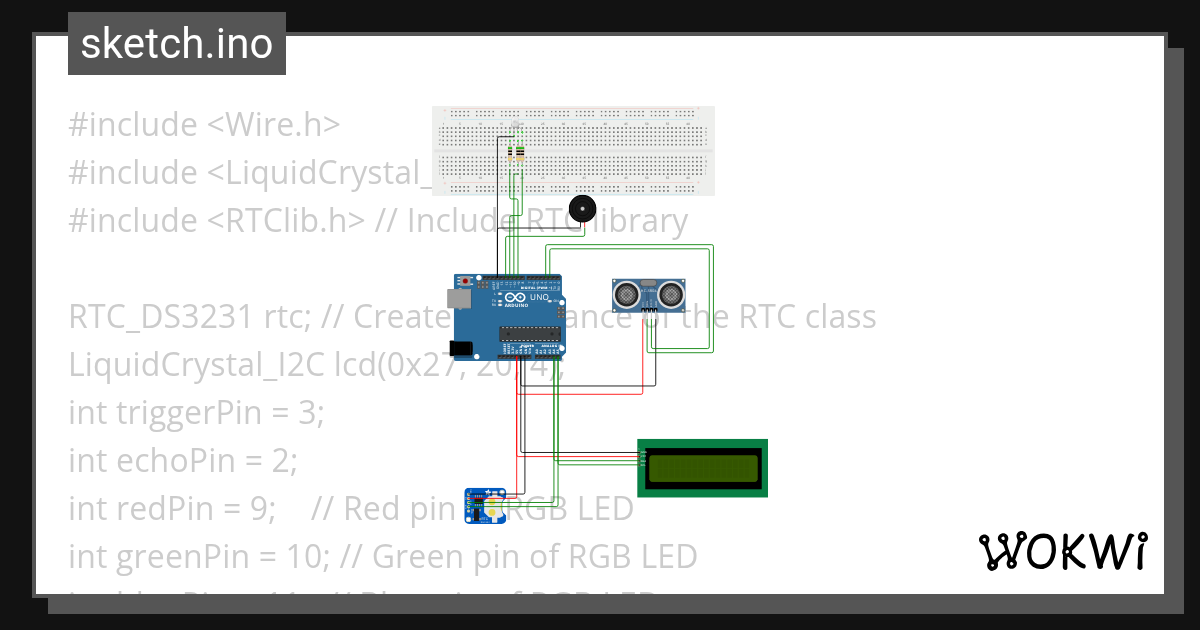 Czujnik Odległości Wokwi Esp32 Stm32 Arduino Simulator 1346