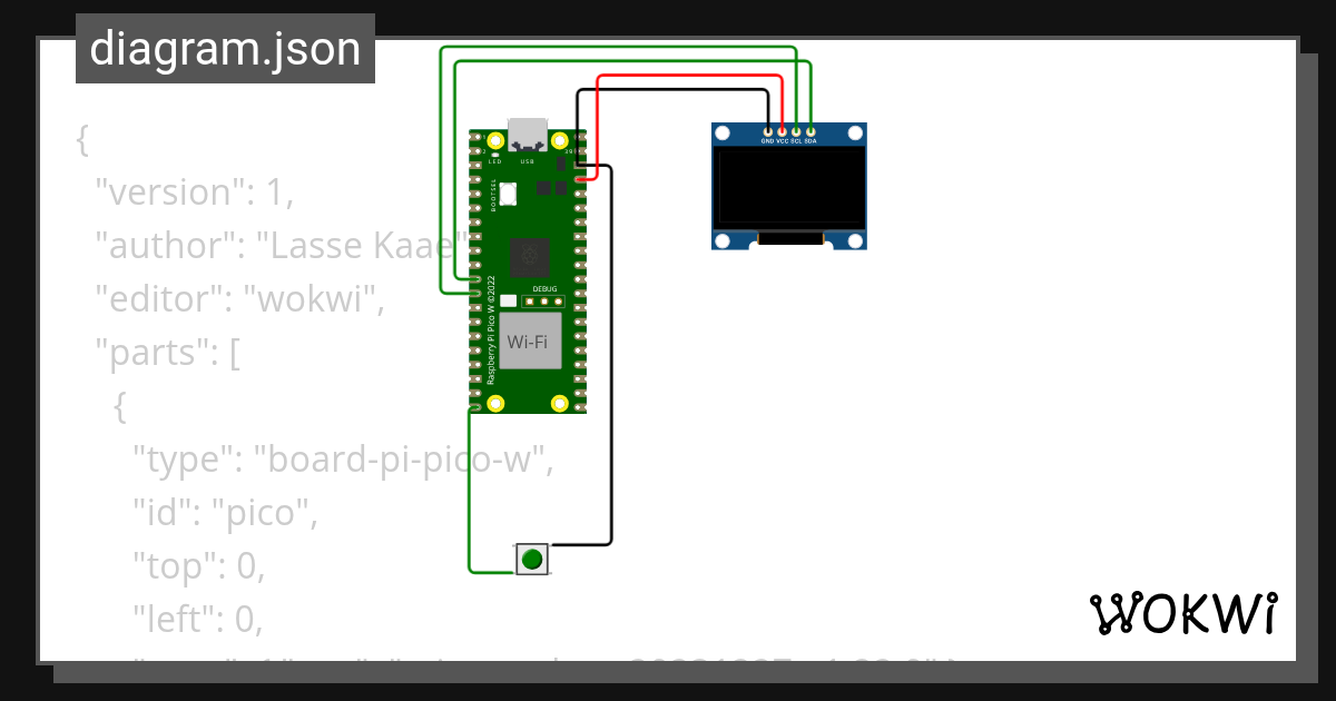 Project OLED - Wokwi ESP32, STM32, Arduino Simulator