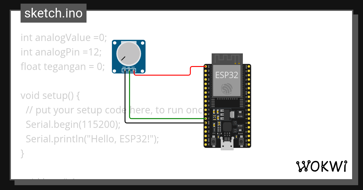 adc - Wokwi ESP32, STM32, Arduino Simulator