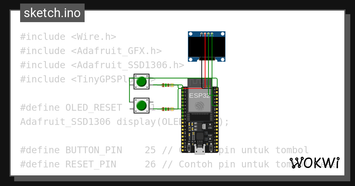 Speedometer Wokwi Esp32 Stm32 Arduino Simulator