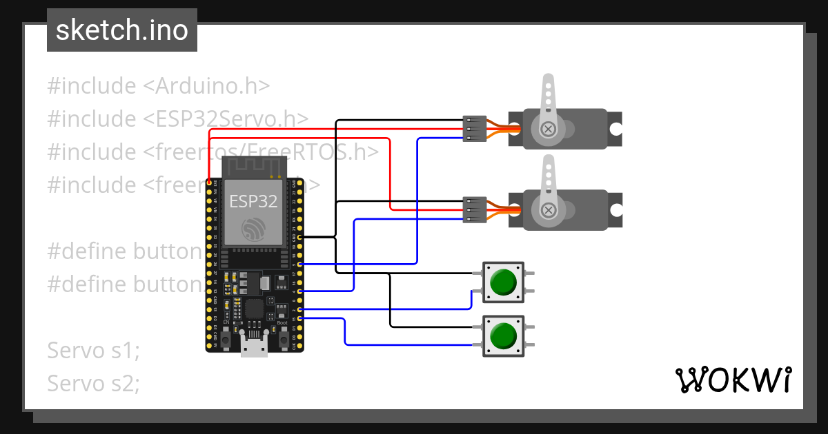Bài 2 - Wokwi ESP32, STM32, Arduino Simulator