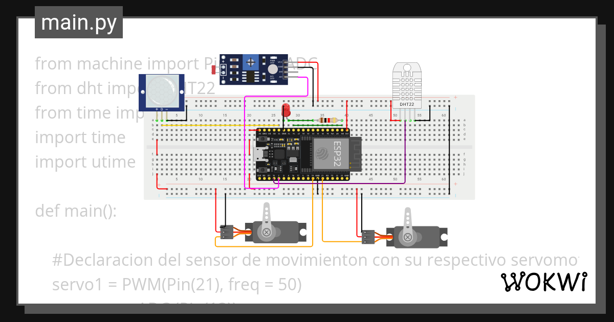 Sensor Pir Con Servo Copy Wokwi Esp32 Stm32 Arduino Simulator