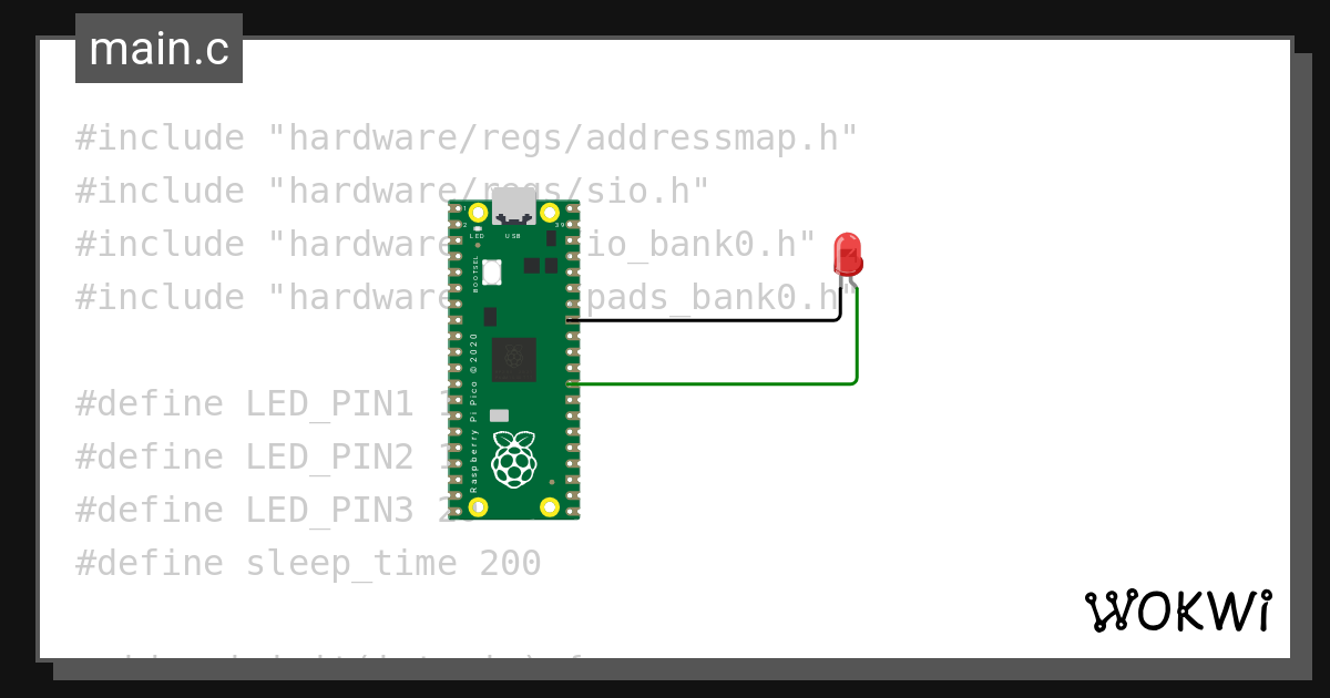 Pico Blink Inline Asm Wokwi Esp32 Stm32 Arduino Simulator