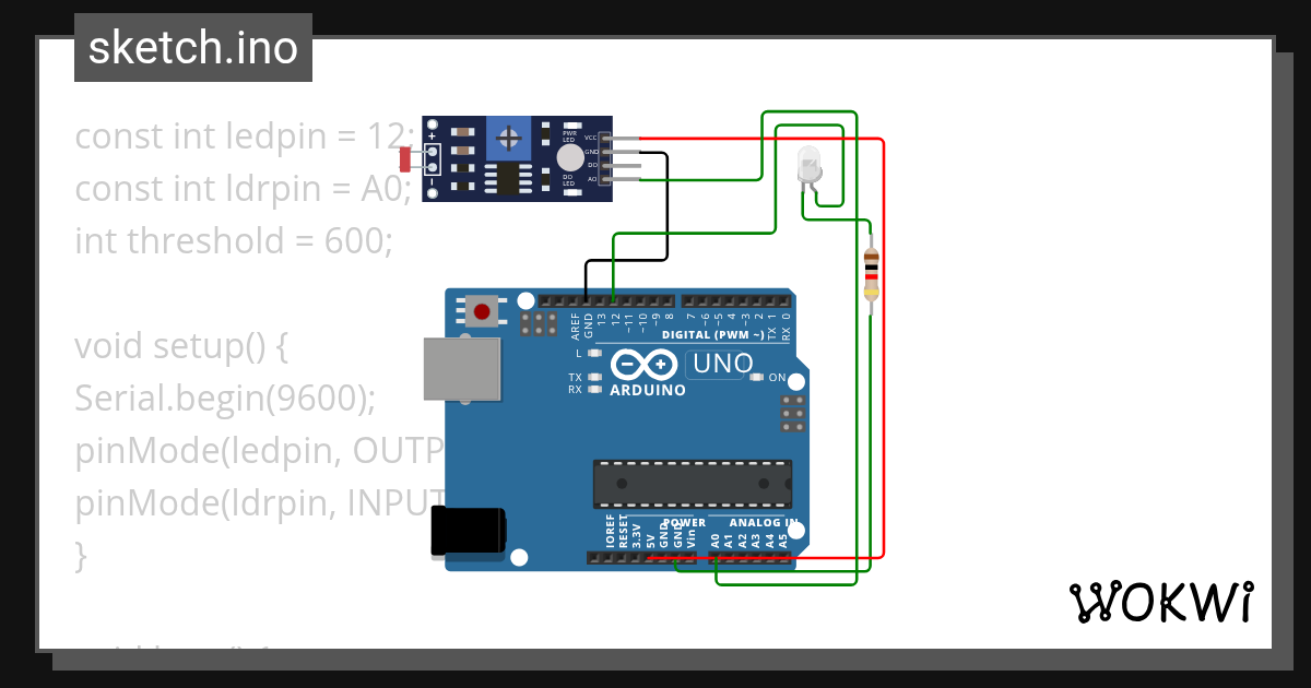 Automatic Street Light - Wokwi ESP32, STM32, Arduino Simulator Automatic Street Light - Wokwi ESP32, STM32, Arduino Simulator