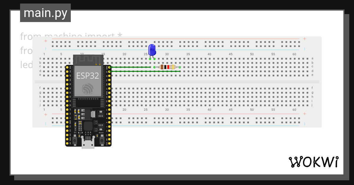 led allumé - Wokwi ESP32, STM32, Arduino Simulator led allumé - Wokwi ESP32, STM32, Arduino Simulator