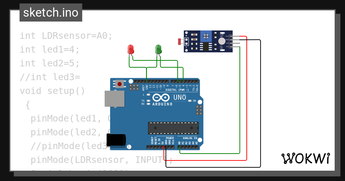 2led Varying Analogically Wokwi Esp32 Stm32 Arduino Simulator
