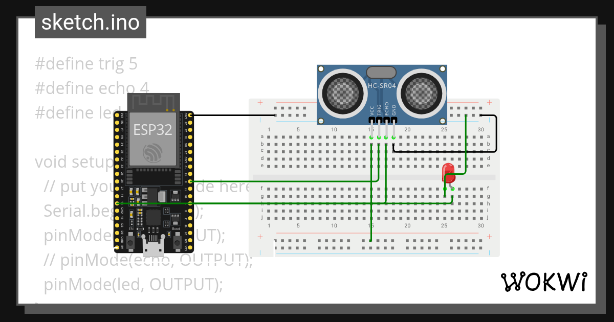IOT - First Project - Wokwi ESP32, STM32, Arduino Simulator