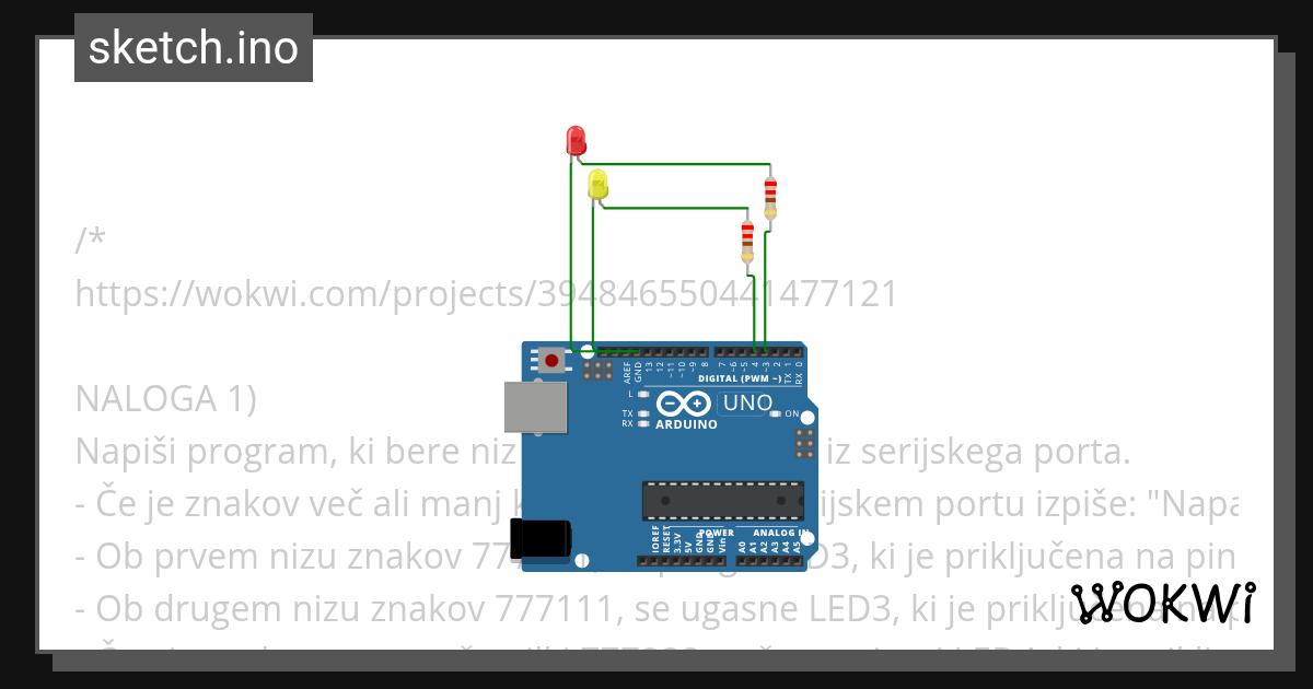 task 2 - Wokwi ESP32, STM32, Arduino Simulator