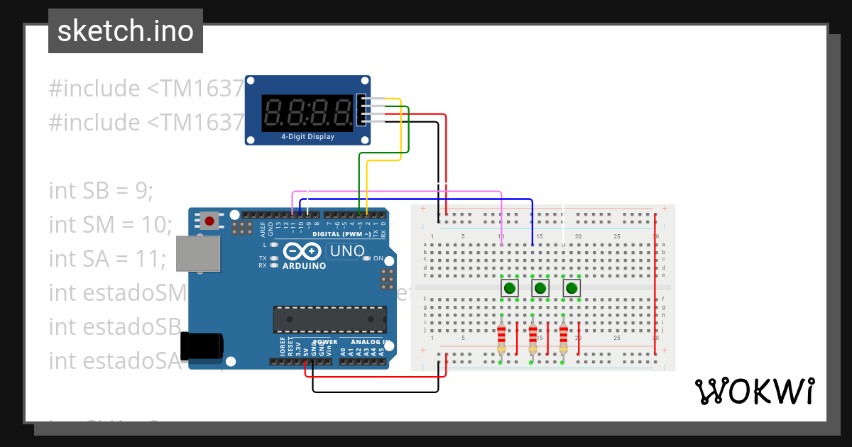 DESAFIO - CONTROLE DE NIVEL - Wokwi ESP32, STM32, Arduino Simulator
