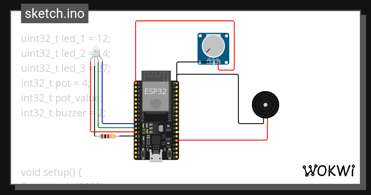 SERVo - Wokwi ESP32, STM32, Arduino Simulator