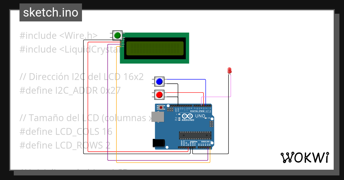 Lcd_time_16x2 - Wokwi ESP32, STM32, Arduino Simulator