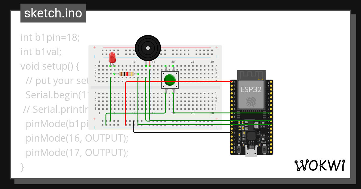 Led Buzzer Copy Wokwi Esp32 Stm32 Arduino Simulator
