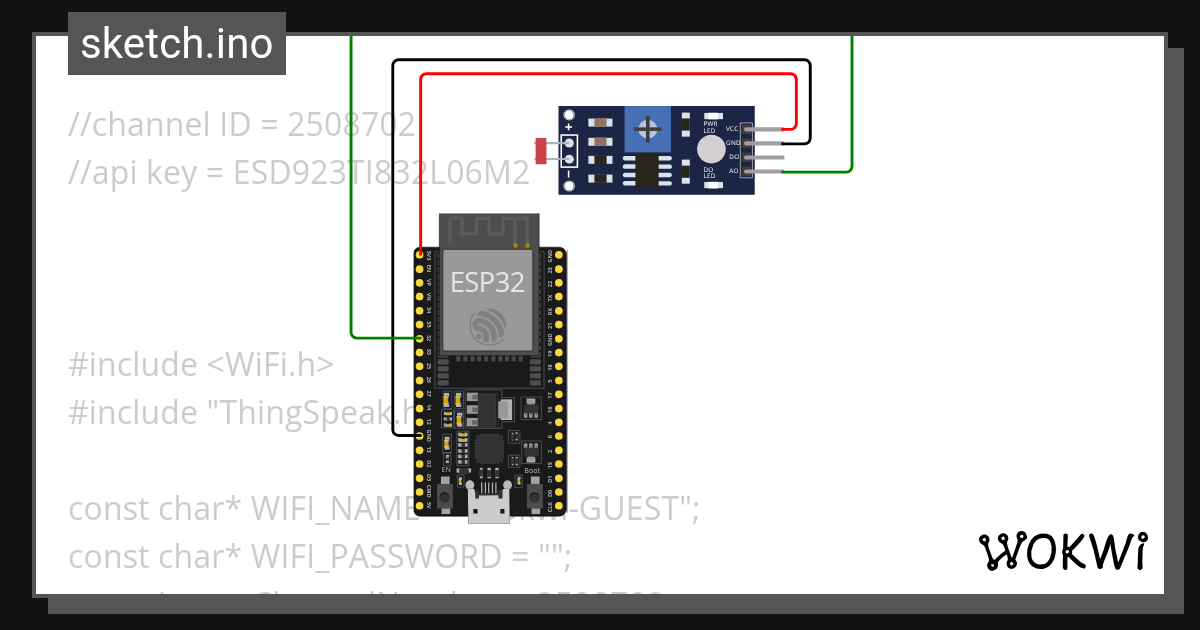 Simulacion Thingspeak 2 Wokwi Esp32 Stm32 Arduino Simulator 