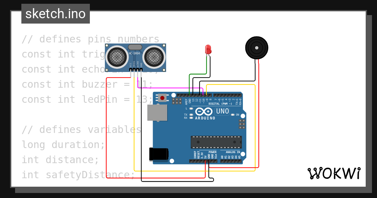 Blind Stick Wokwi Esp32 Stm32 Arduino Simulator 3736