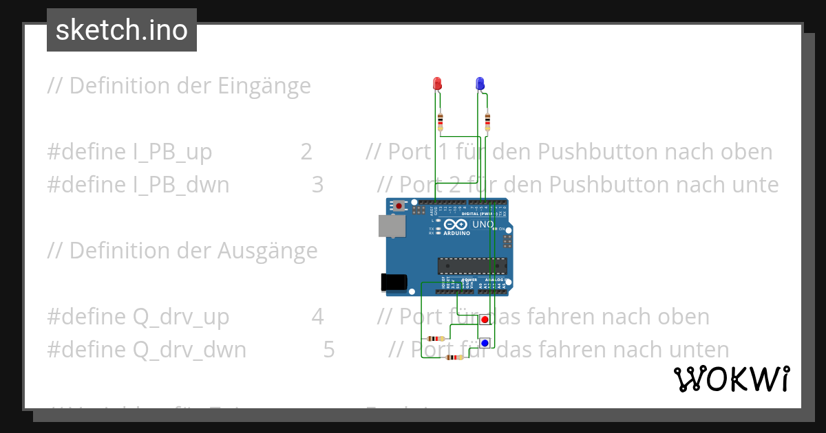 experimente - Wokwi ESP32, STM32, Arduino Simulator