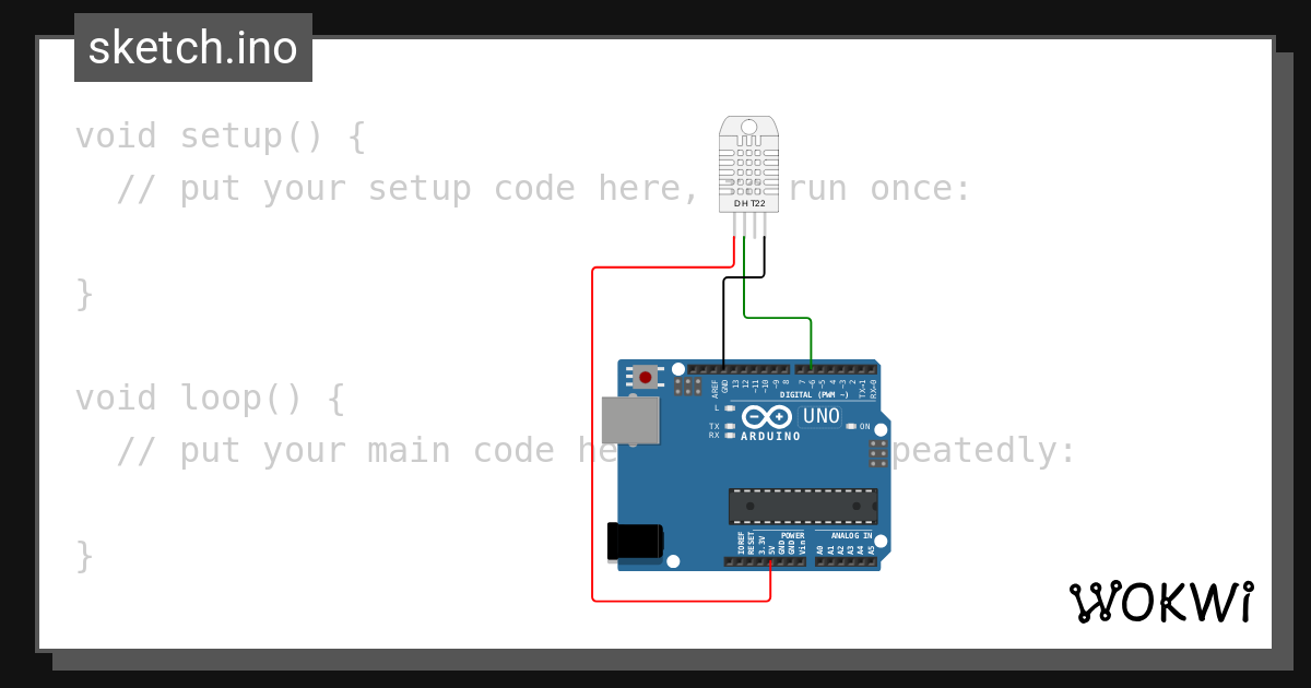 7 Dht22 With Aurdino Wokwi Esp32 Stm32 Arduino Simulator 