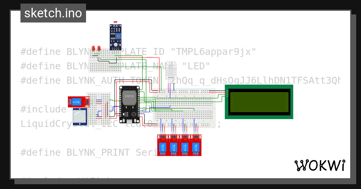 Home Automation Using Iot Wokwi Esp32 Stm32 Arduino Simulator 7271