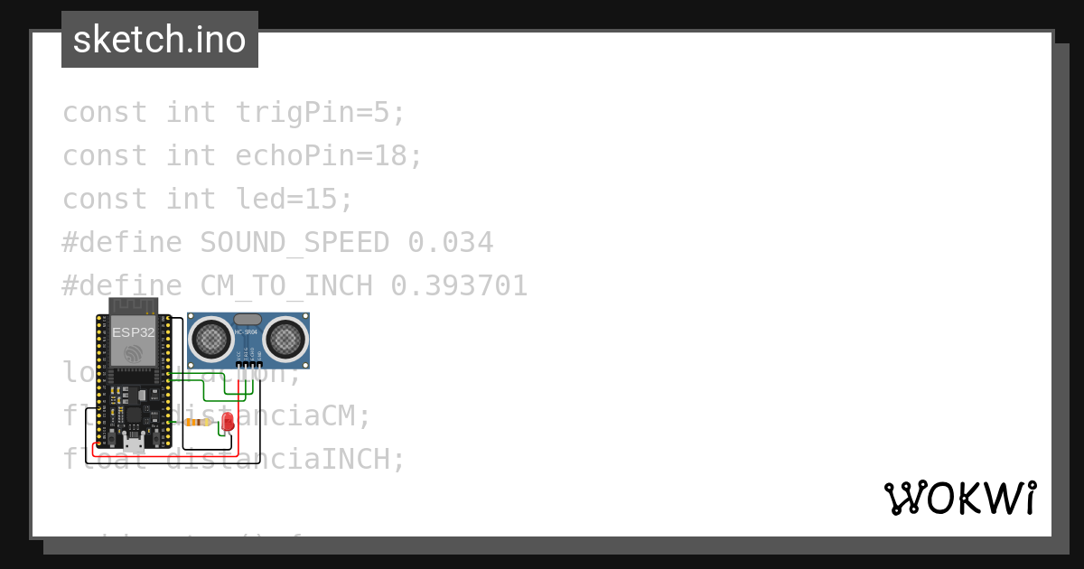 Sensorultrasonico Copy Wokwi Esp32 Stm32 Arduino Simulator
