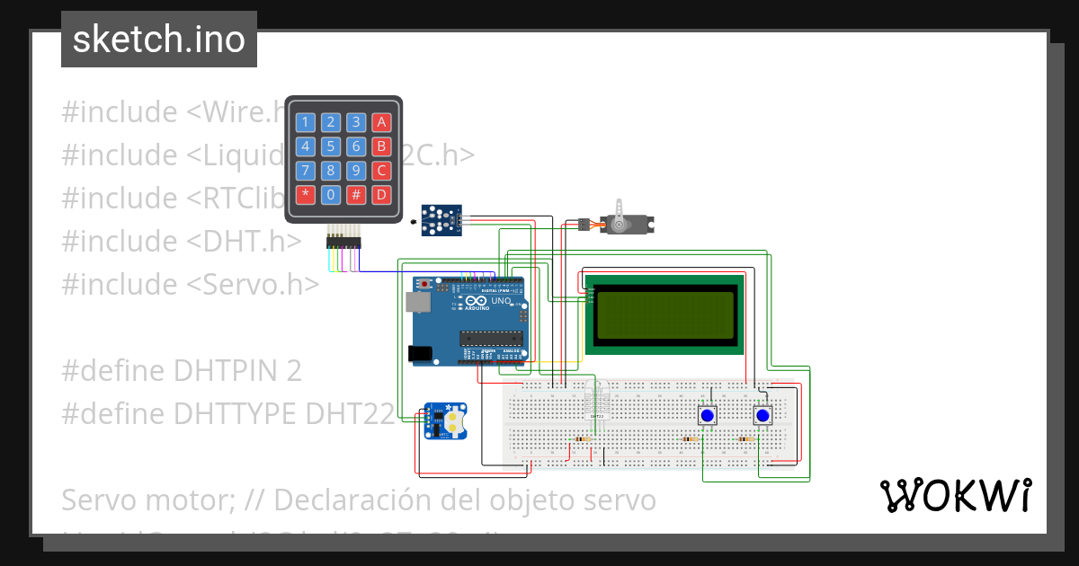 regadio autonomo - Wokwi ESP32, STM32, Arduino Simulator