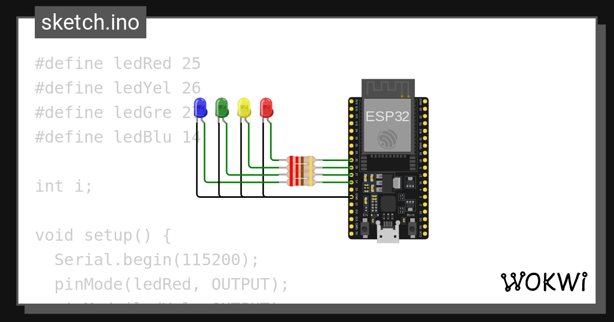 Materi 3 For Copy Wokwi Esp32 Stm32 Arduino Simulator