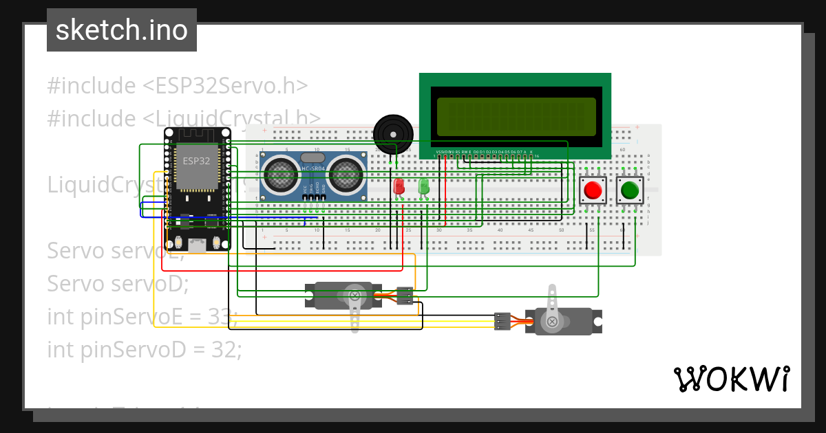 Trabalho Sistema Ciberfísico - Wokwi ESP32, STM32, Arduino Simulator
