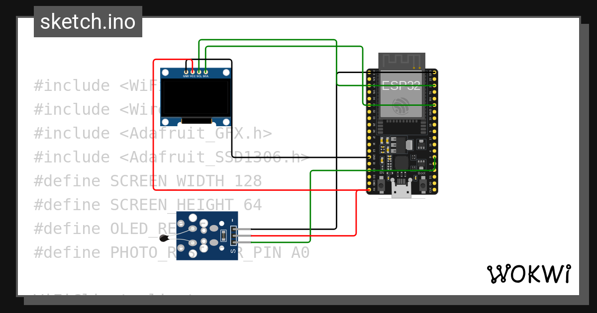 Photoresistor Wokwi Wokwi Esp32 Stm32 Arduino Simulator 5183