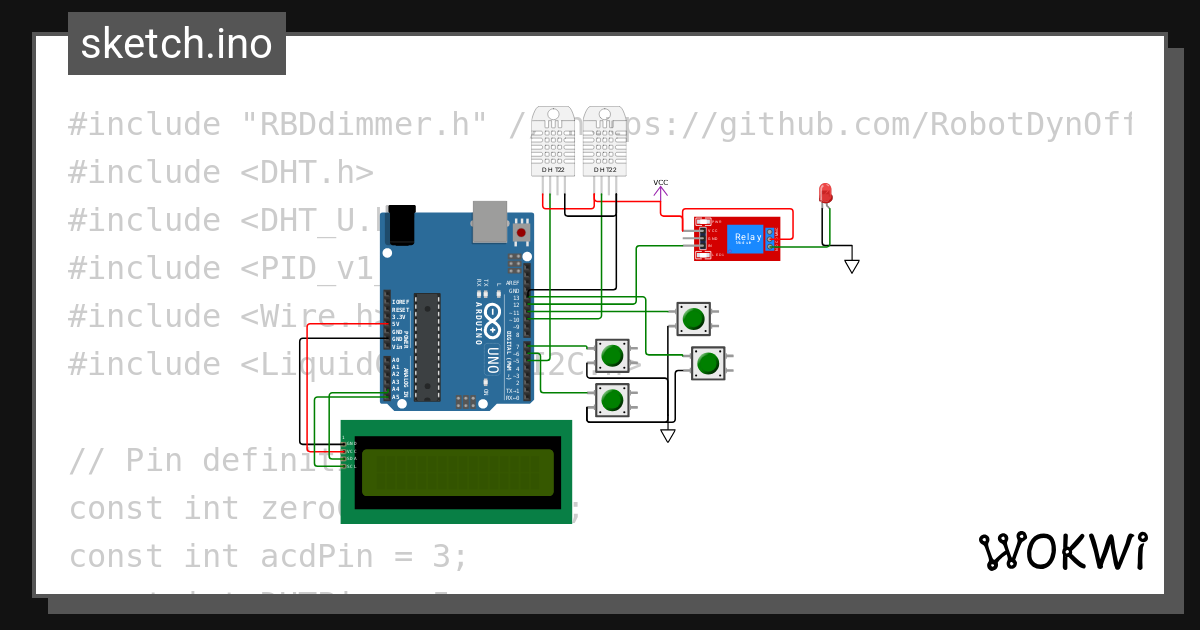 Dryer Wokwi Esp32 Stm32 Arduino Simulator