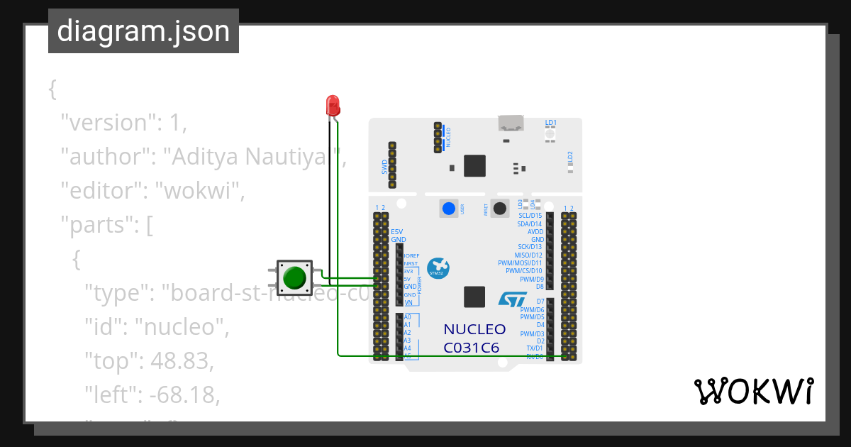 Stm Blink Wokwi Esp32 Stm32 Arduino Simulator