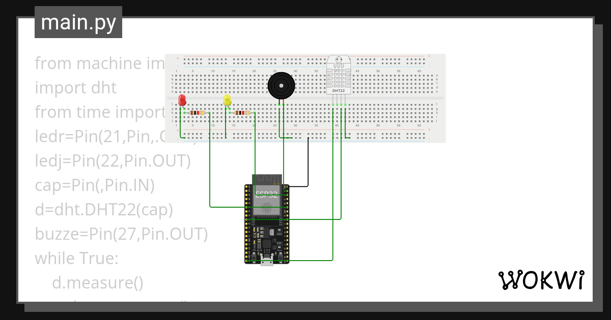 Projet2 - Wokwi ESP32, STM32, Arduino Simulator