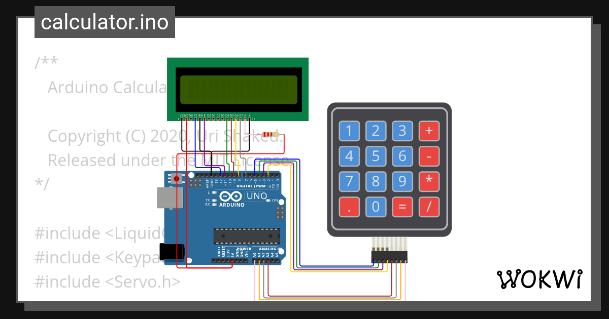 calculator.ino Copy - Wokwi ESP32, STM32, Arduino Simulator