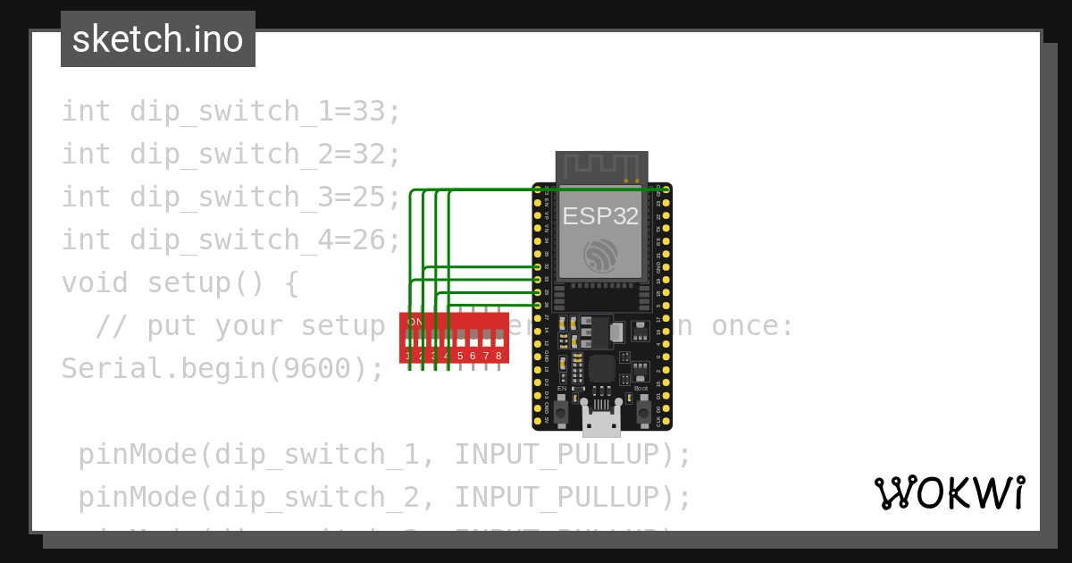 Dip Switch Copy 2 Wokwi Esp32 Stm32 Arduino Simulator 7002