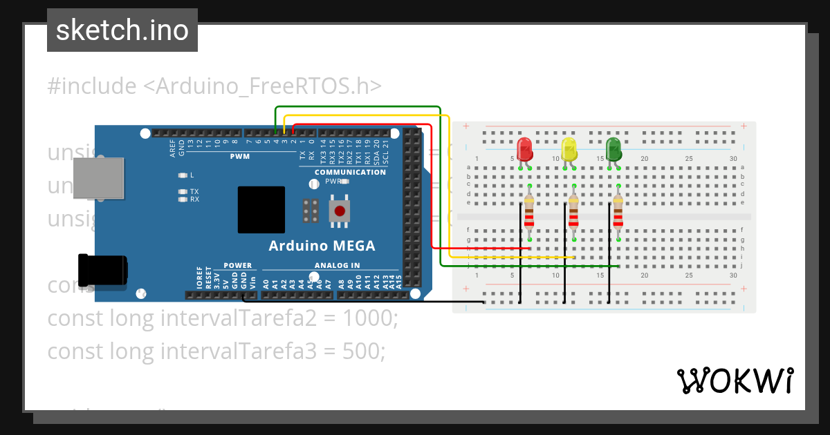 Atividade I Wokwi Esp32 Stm32 Arduino Simulator 