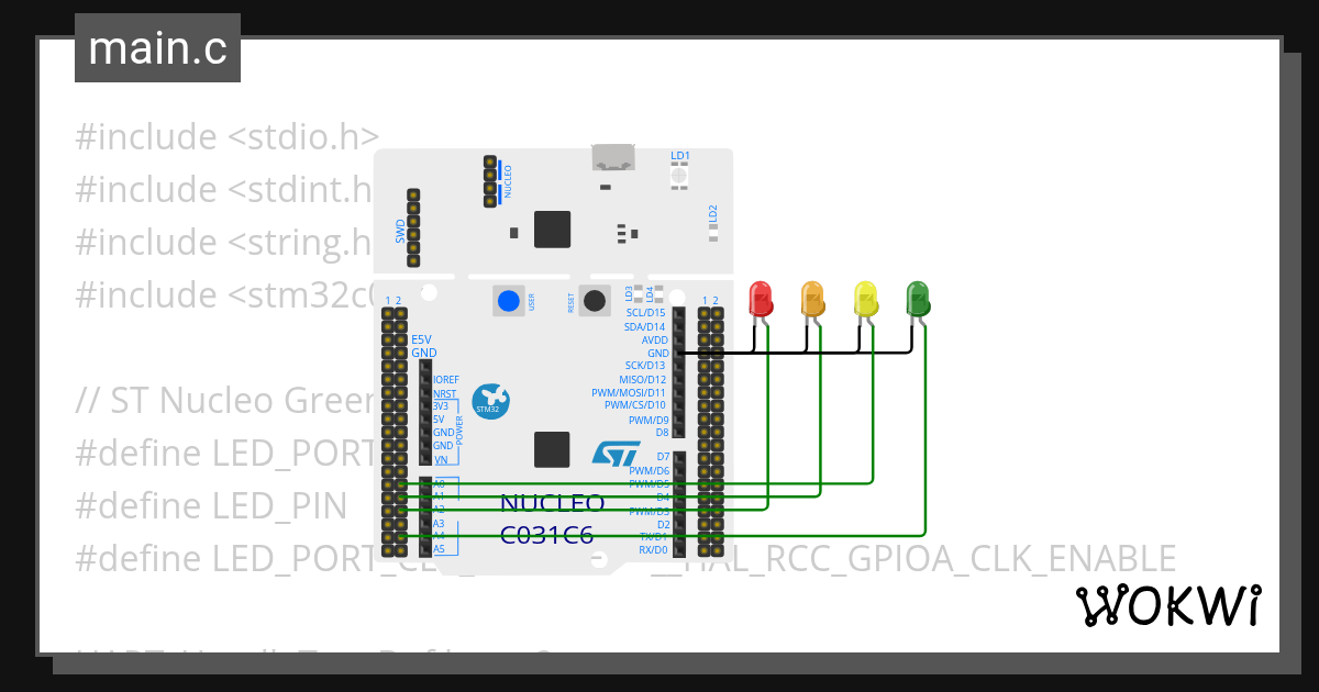 Lab3 - Wokwi ESP32, STM32, Arduino Simulator