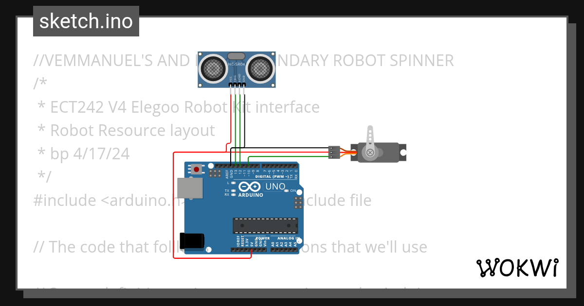 SPINNER DRILLER - Wokwi ESP32, STM32, Arduino Simulator
