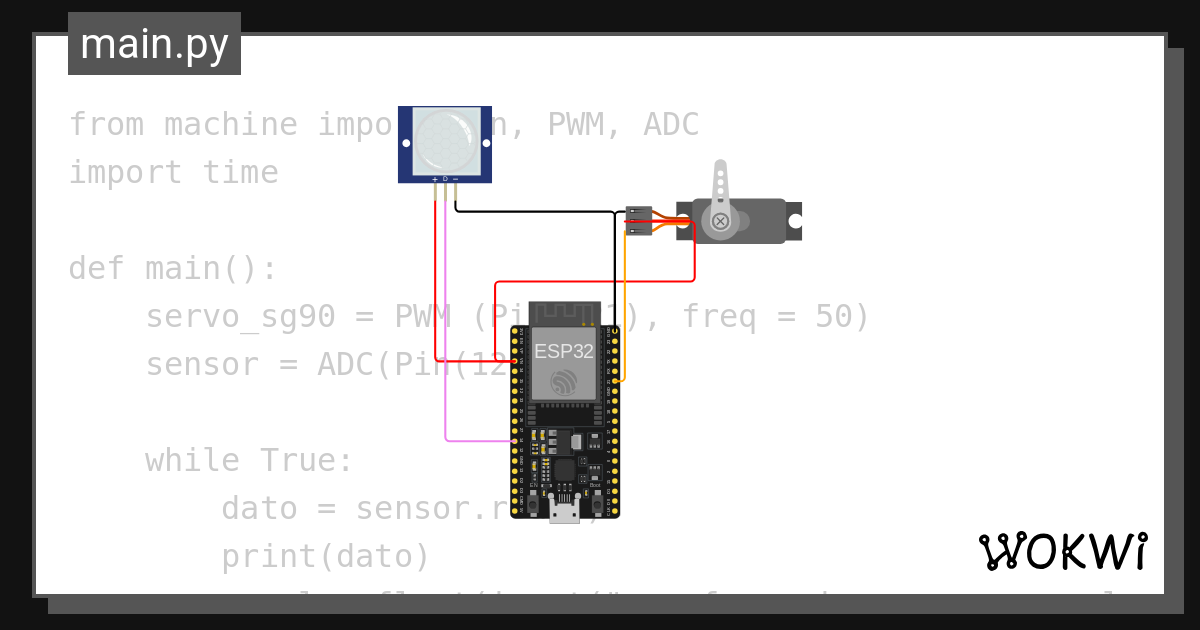 Servomotor Wokwi Esp32 Stm32 Arduino Simulator 5024