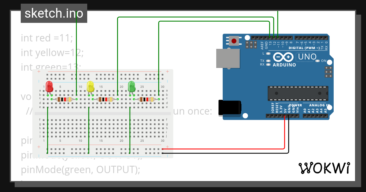 New Led Blinking Wokwi Esp32 Stm32 Arduino Simulator