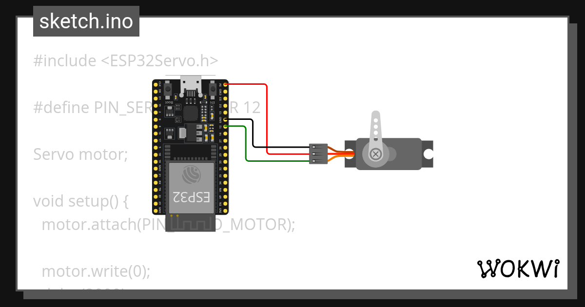 ServoMotor.1 - Wokwi ESP32, STM32, Arduino Simulator ServoMotor.1 - Wokwi ESP32, STM32, Arduino Simulator