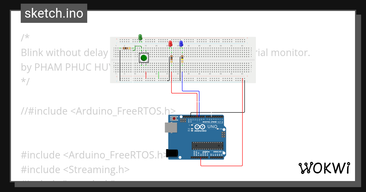 Blinktest Wokwi Esp32 Stm32 Arduino Simulator 4050
