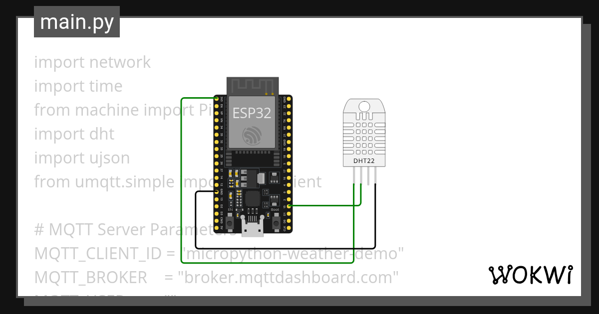 PROJECT 8 - Wokwi ESP32, STM32, Arduino Simulator