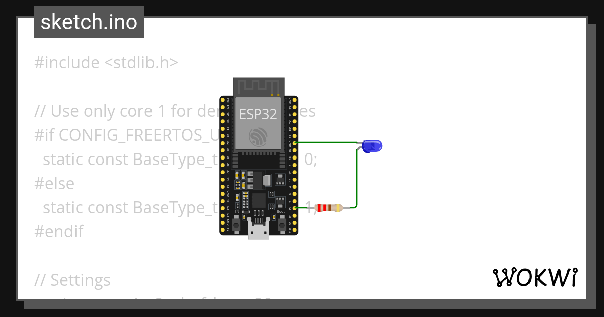 TASK3 - Wokwi ESP32, STM32, Arduino Simulator