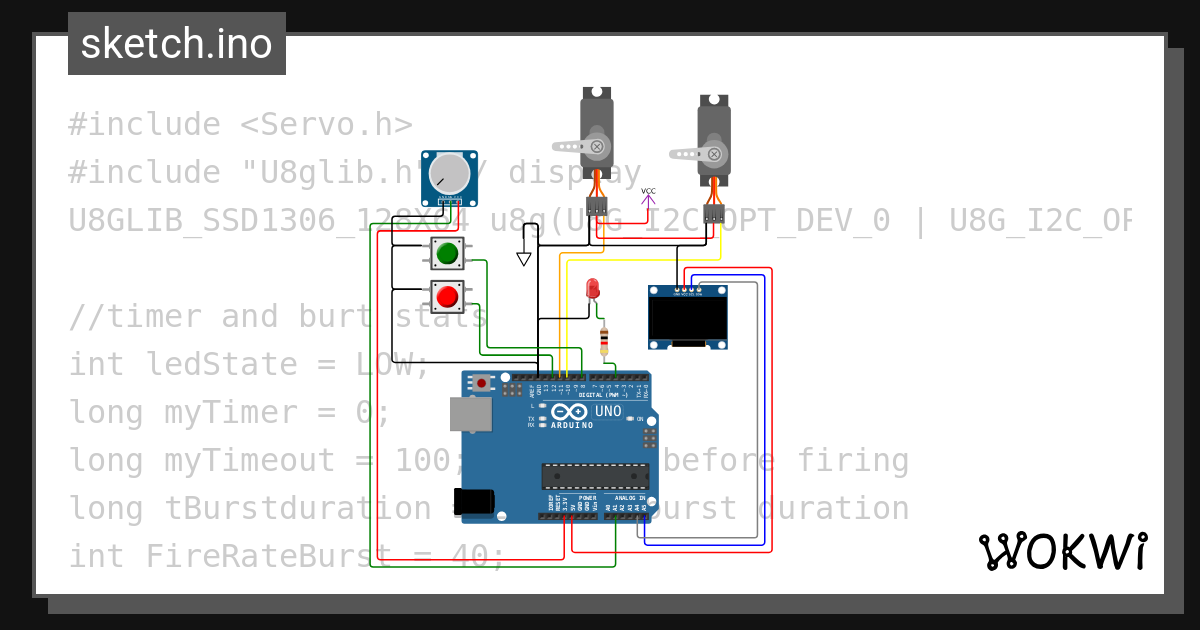 Nerf Gun V 101 Wokwi Esp32 Stm32 Arduino Simulator 
