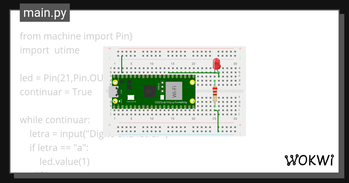 ejercicio 2 - Wokwi ESP32, STM32, Arduino Simulator ejercicio 2 - Wokwi ESP32, STM32, Arduino Simulator