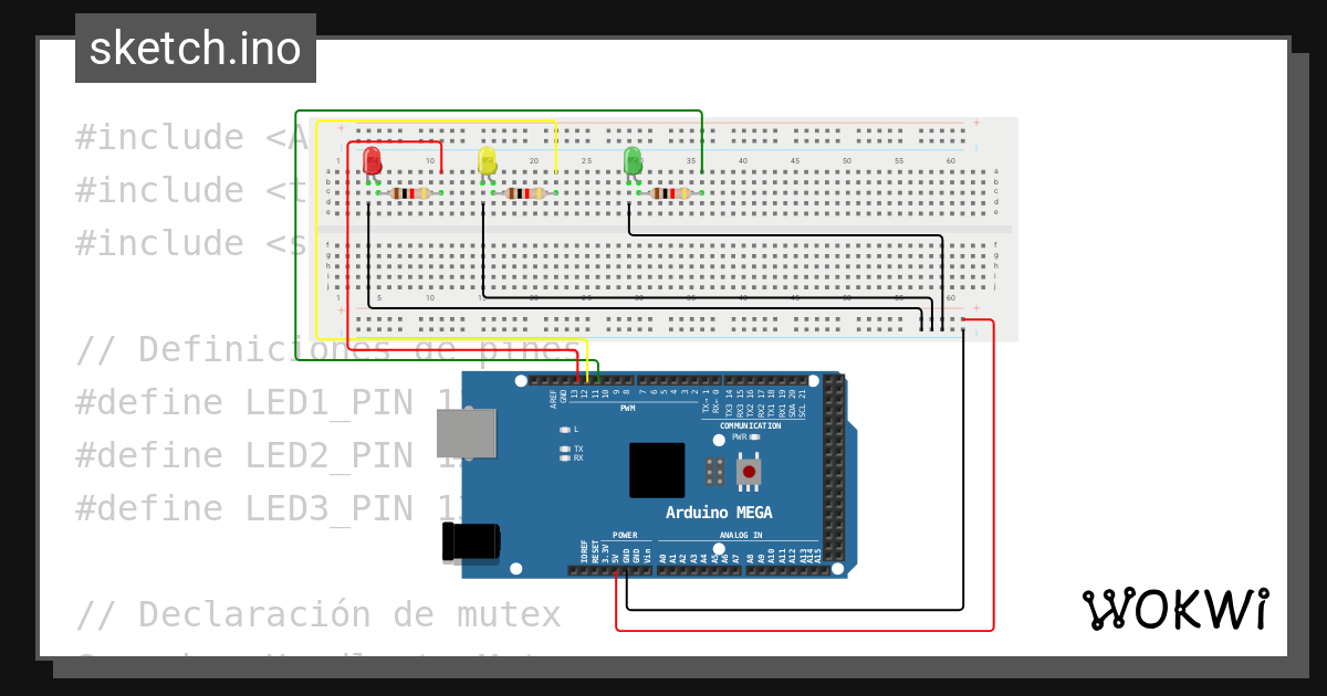 Mutex Wokwi Esp32 Stm32 Arduino Simulator