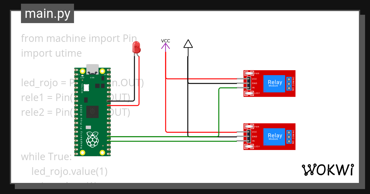 Relevador Wokwi Esp32 Stm32 Arduino Simulator 3883