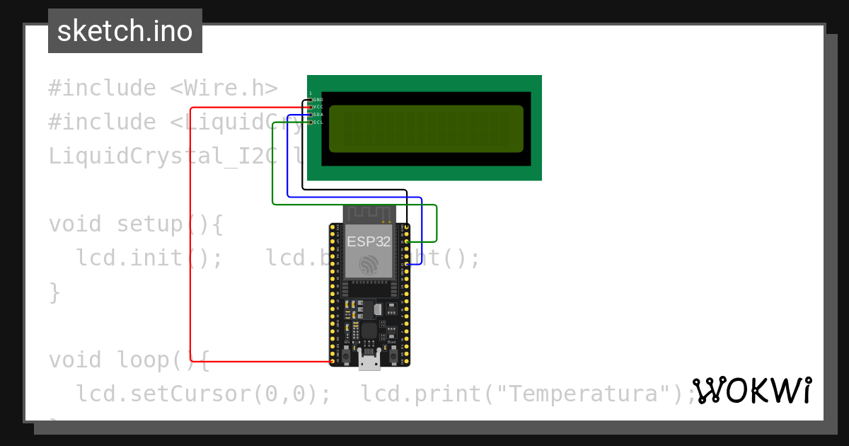 Wokwi Lcd Wokwi Esp32 Stm32 Arduino Simulator
