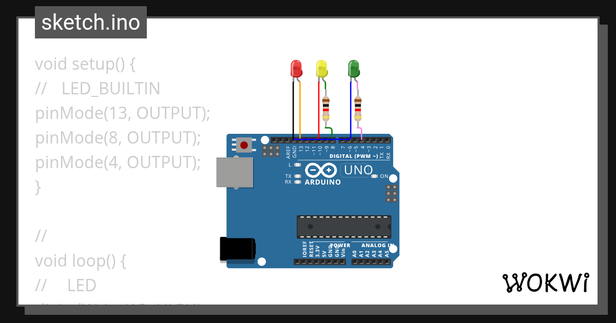 tl - Wokwi ESP32, STM32, Arduino Simulator