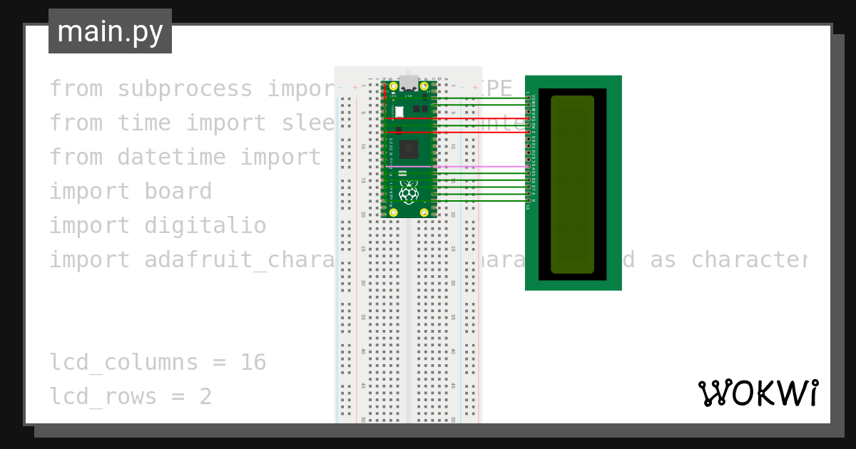 Display Giusto Wokwi Esp32 Stm32 Arduino Simulator